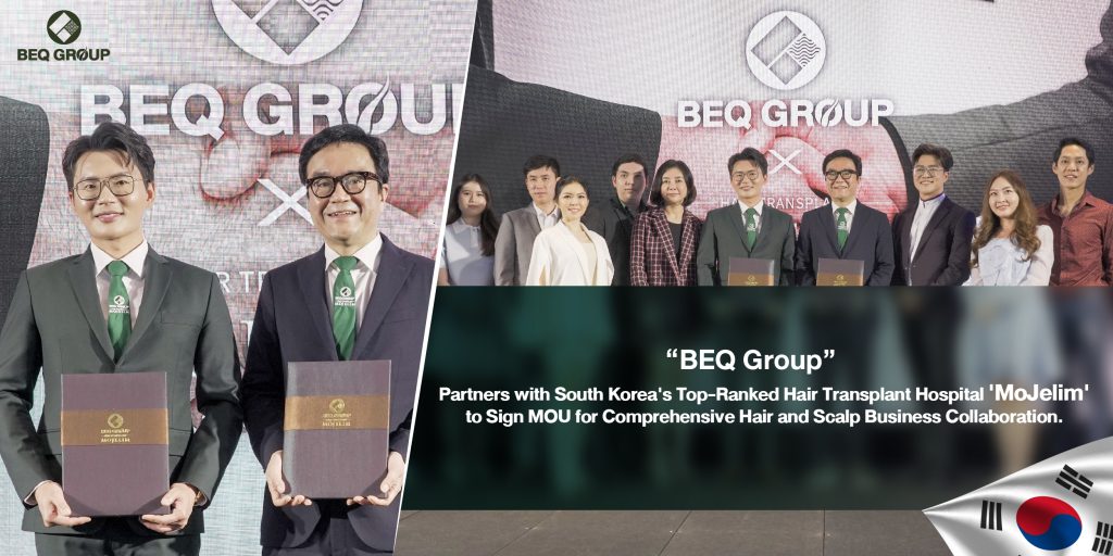 “BEQ Group” signed a MOU with “Mojelim Hospital”, No. 1 hair transplant ...